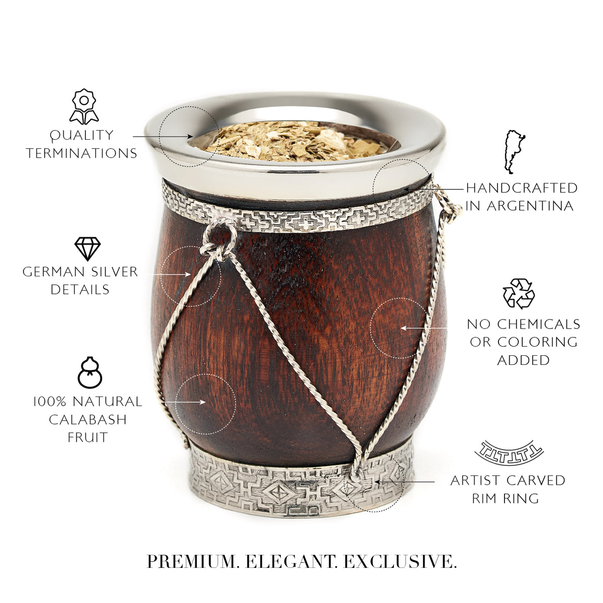 PREMIUM COLLECTION - The Patagonia Wooden Mate Gourd Set – Balibetov