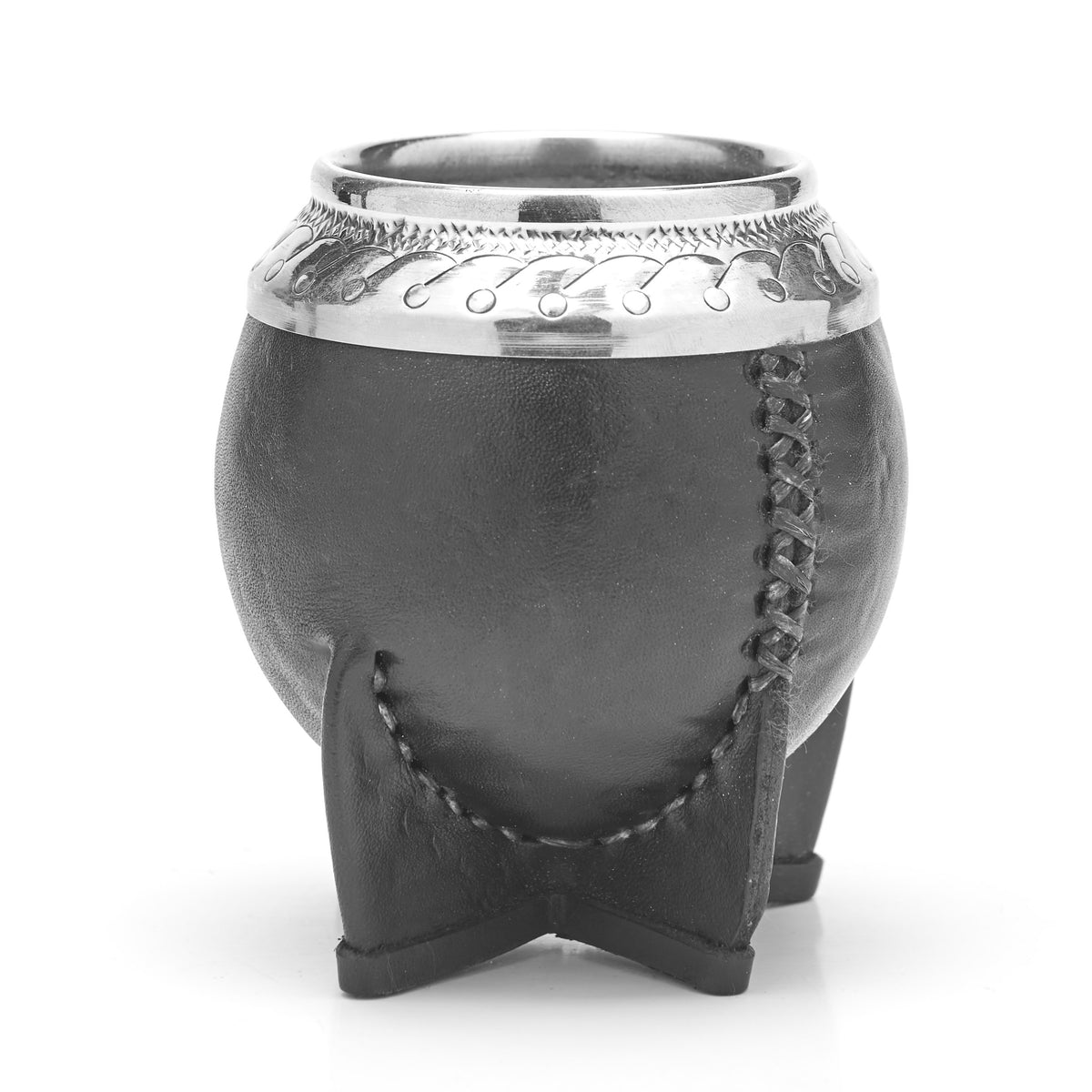 PREMIUM COLLECTION - The Jujuy Torpedo Calabash Mate Gourd Set (Black ...