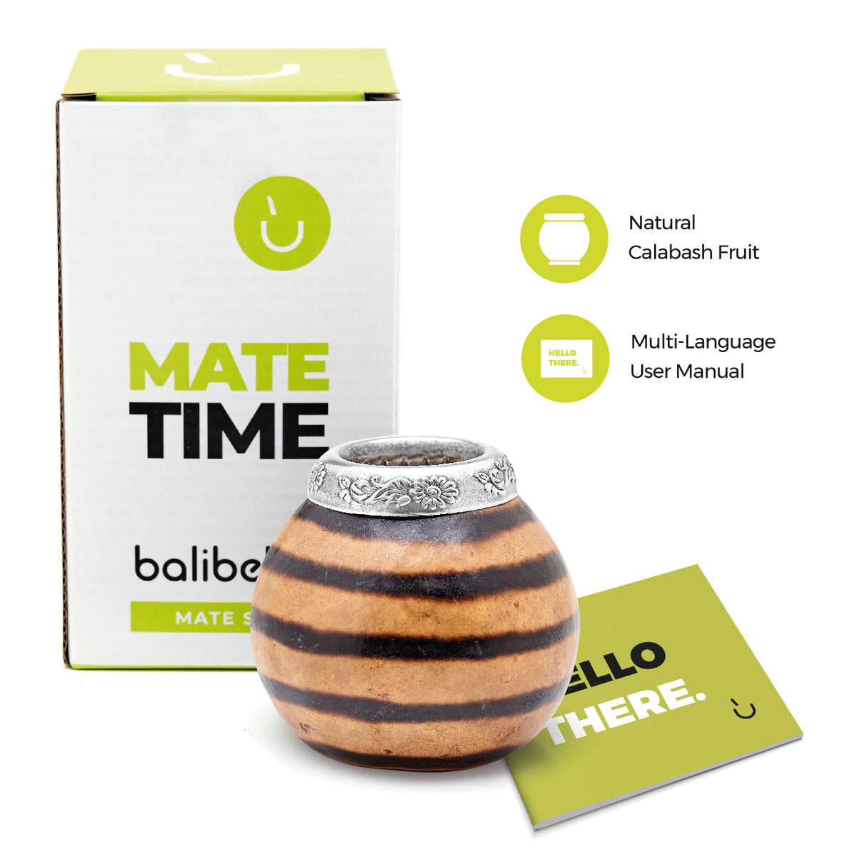 The Traditional Calabash Yerba Mate Gourd (Natural 01) – Balibetov