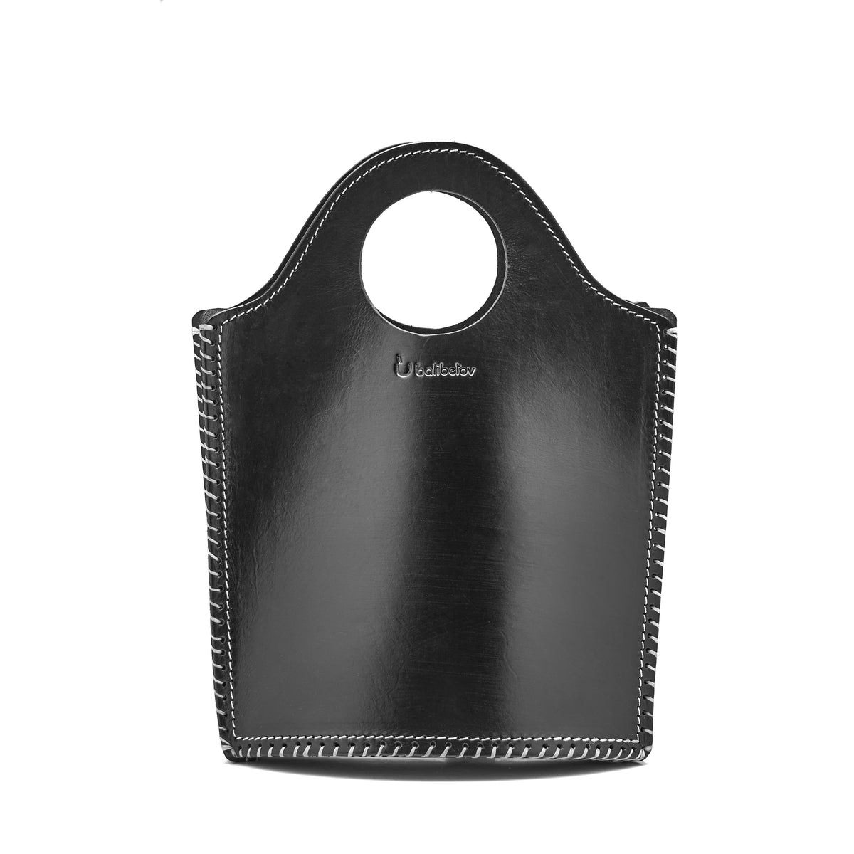 The Carry Matera Bag - Handmade with Genuine Leather (Black) – Balibetov