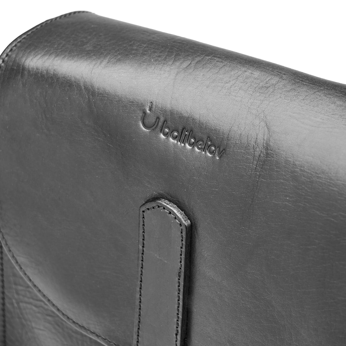 The Soft Matera Bag - Handmade with Genuine Leather (Black) – Balibetov