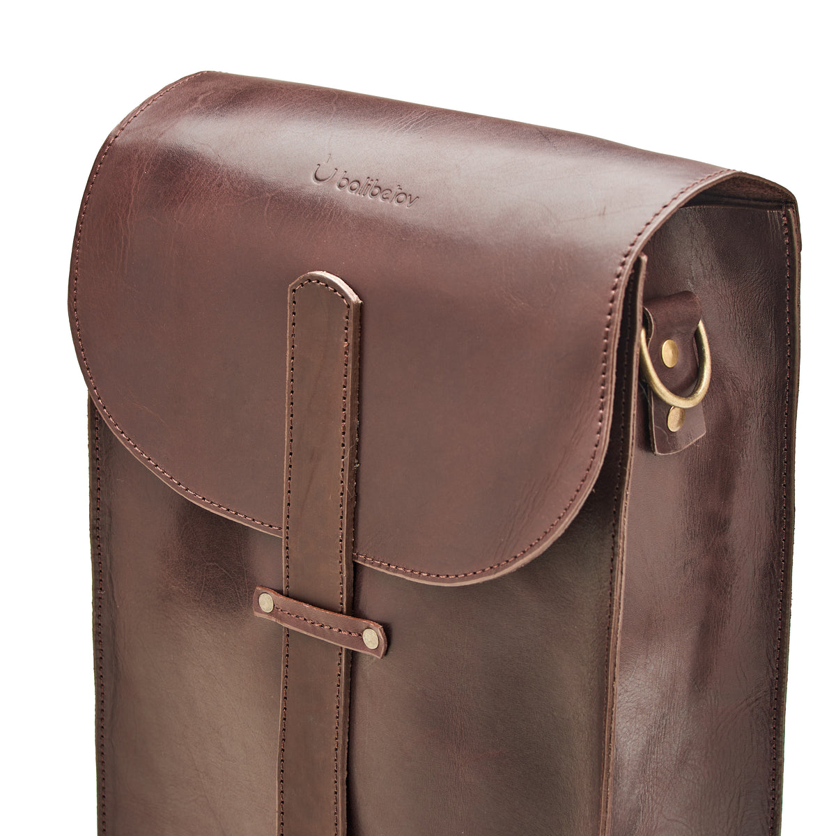 The Soft Matera Bag - Handmade with Genuine Leather (Brown) – Balibetov